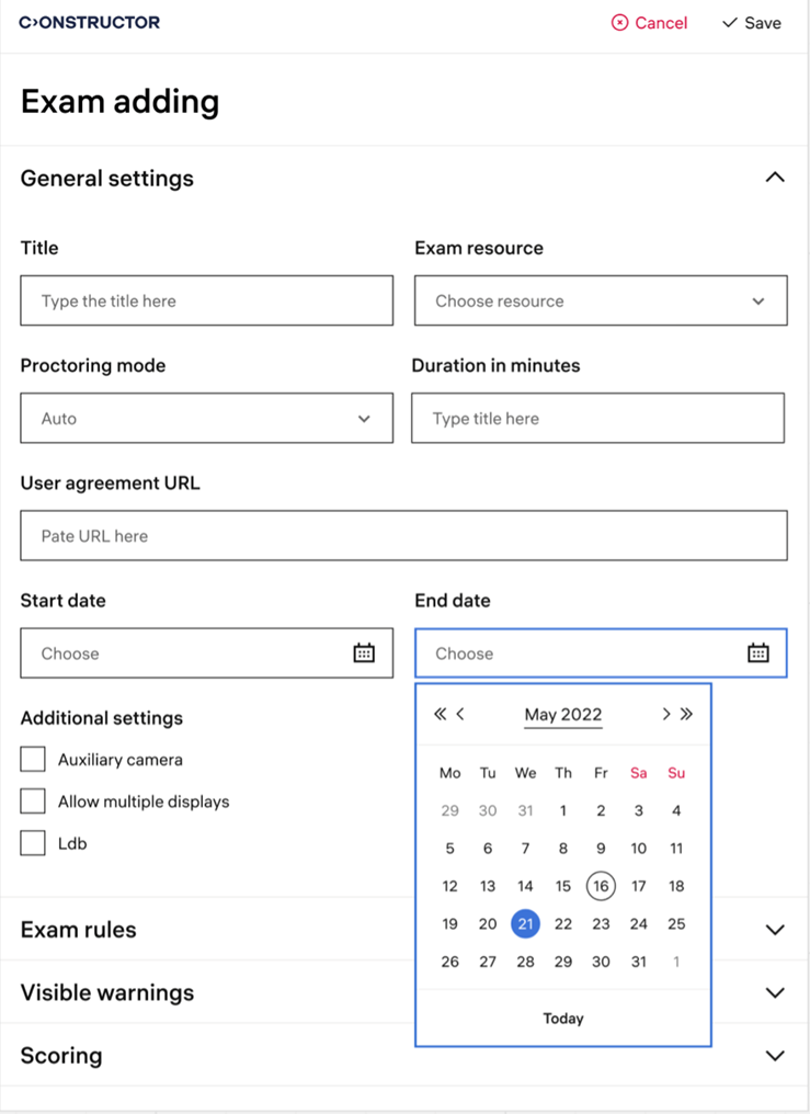 Proctor | Constructor